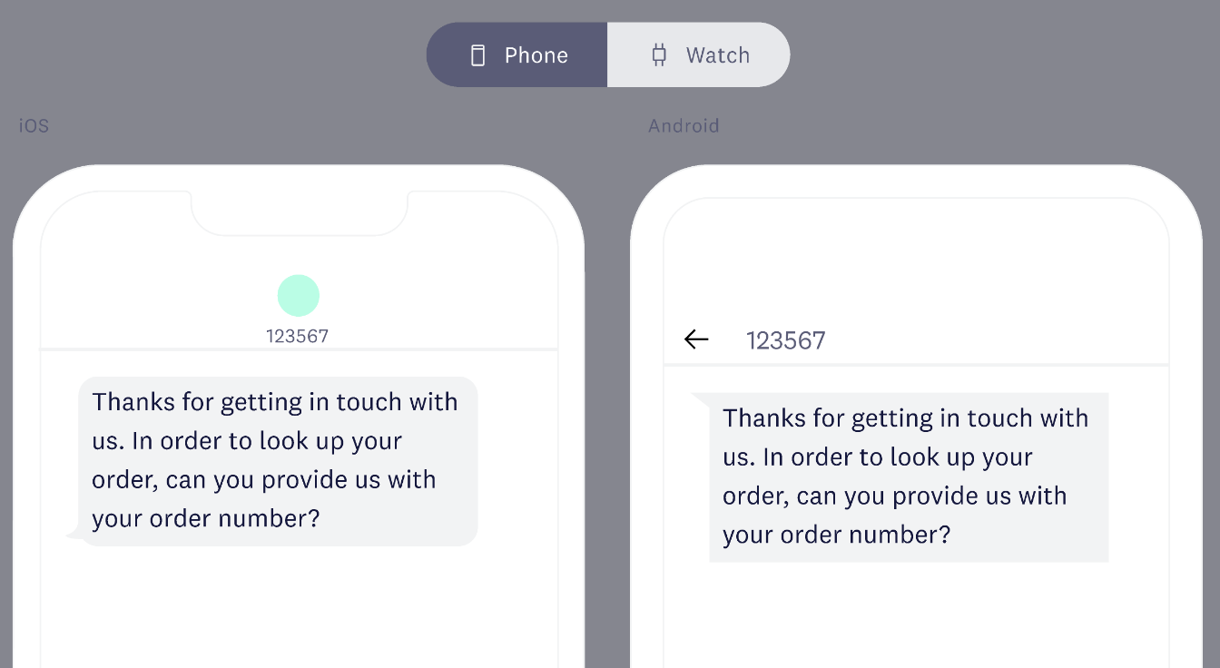 Create a WhatsApp custom text message – Acoustic Help Center