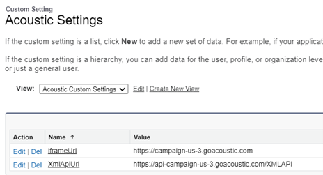 Configure Acoustic Campaign Custom settings – Acoustic Help Center